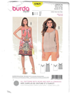 Pullover Top & Dress Sewing Pattern, Sleeveless (Sizes 8-20) Burda ...