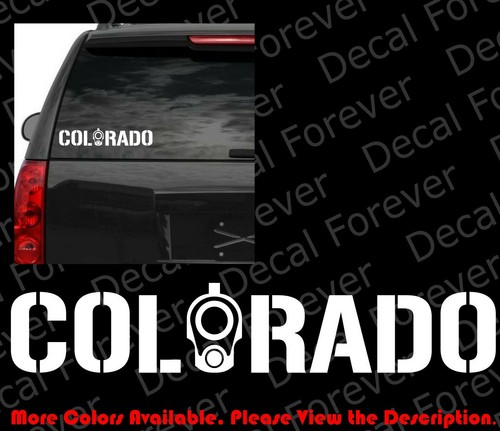 COLORADO 1911 Barrel Sticker Car Window Gun Rights Decal Vinyl 2A CCW ...