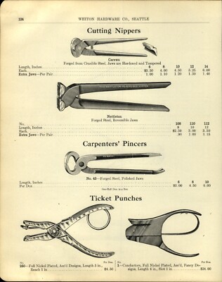 1905 PAPER AD Railroad Conductor's Ticket Punch | eBay