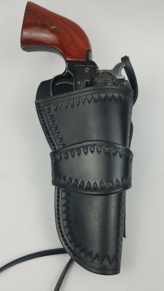 Custom Leather Holster Rough Rider 22 / Ruger single six revolver ...