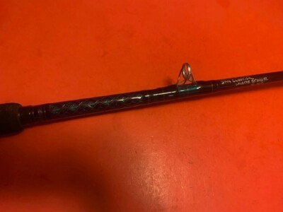 CUSTOM BUILT CALSTAR BT 6465L 6 FOOT 6 INCH 15-40# FISHING ROD "WHOPPER ...