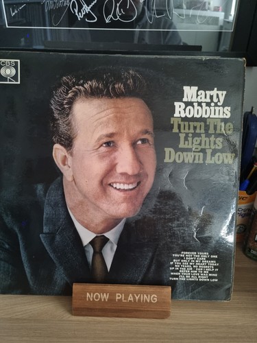MARTY ROBBINS-TURN THE LIGHTS DOWN LOW. 1965. VINYL ALBUM RECORD | eBay