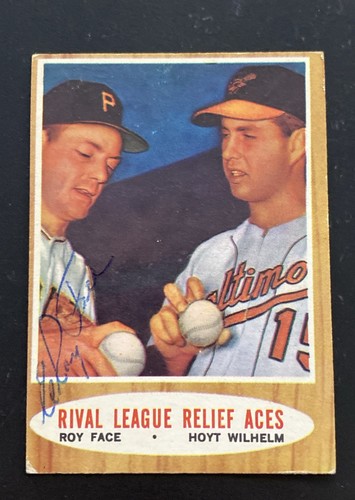 1962 Topps Rival League Relief Aces (Roy Face / Hoyt Wilhelm) #423 ...