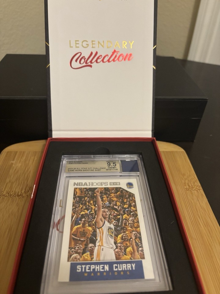 Jersey Fusion Legendary Steph Curry Patch Used in NBA vs WNBA 3 Point ...