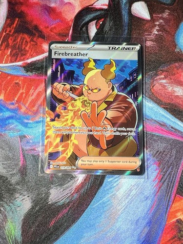 Pokemon Phantasmal Flames Firebreather 119/094 Full Art Trainer Ultra ...