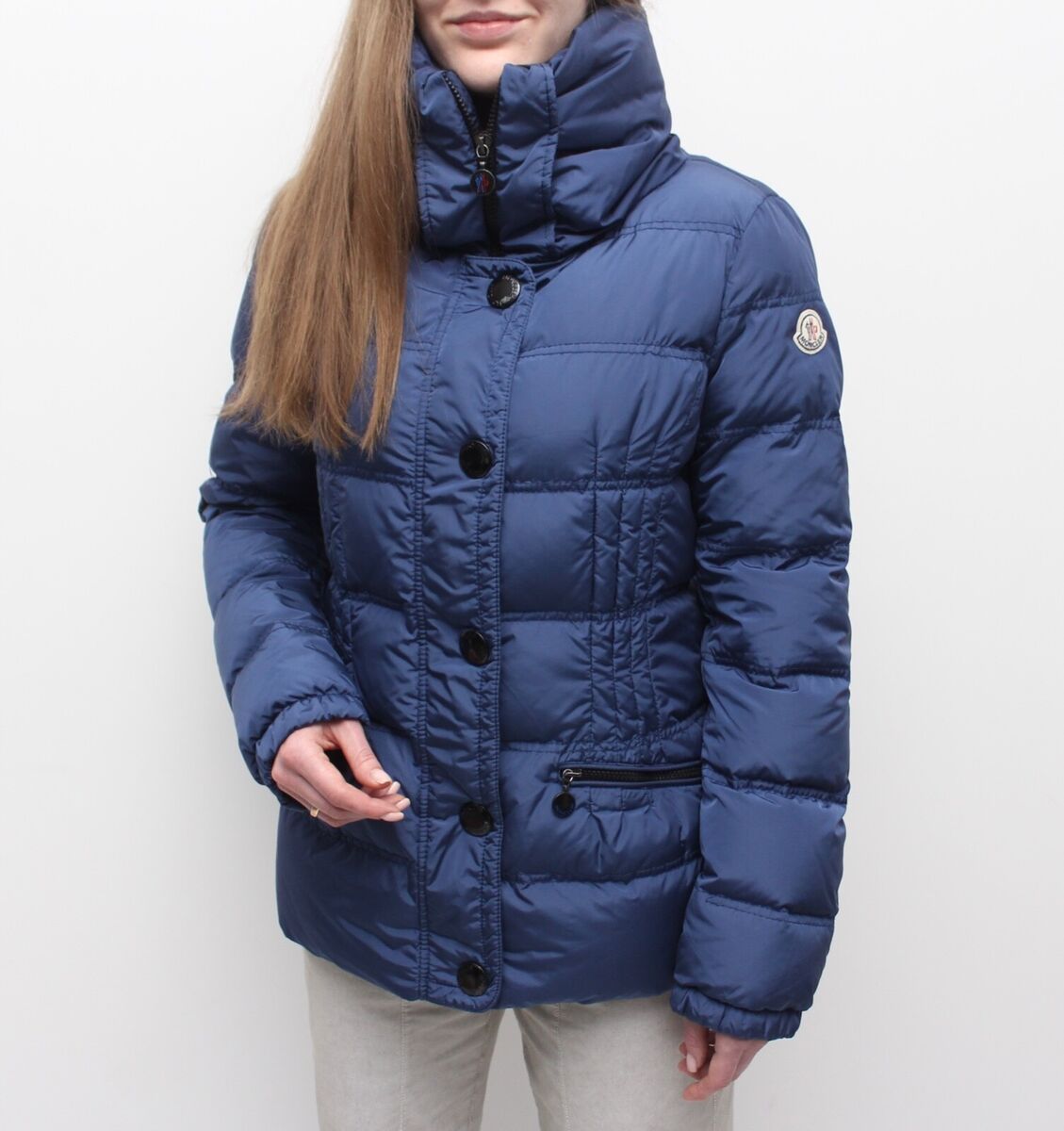 Women's MONCLER Vosges Down Puffer Jacket Coat Full Zip Size Women's MONCLER Vosges Down Puffer Jacket Coat Full Zip Size