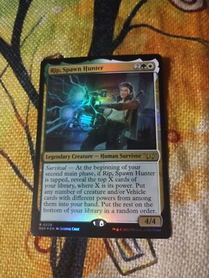 FOIL Rip, Spawn Hunter - Duskmourn - NM - Magic: The Gathering - MTG ...