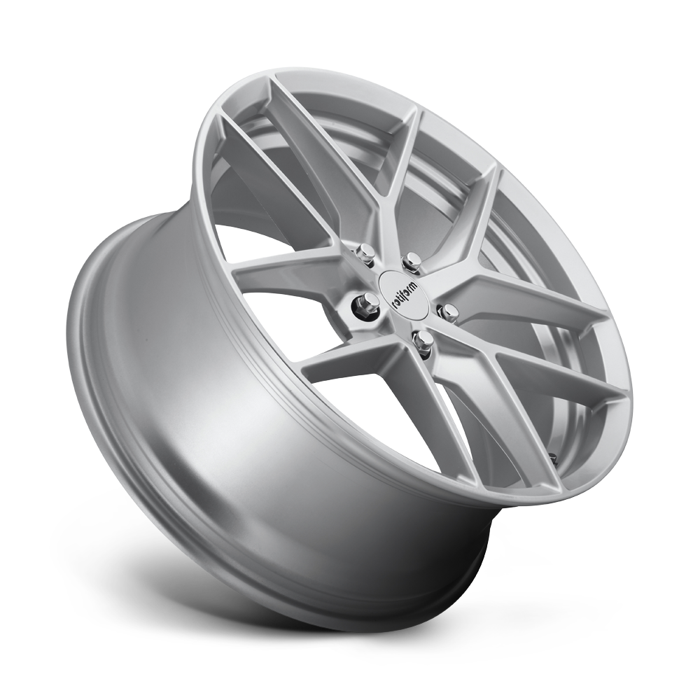 Set 4 Rotiform R133 Flg 18x8.5 5x112 Gloss Silver Wheels 18" 45mm Rims ...