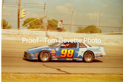 8X10 VINTAGE PHOTO #2135-4; 1989 TED MUSGRAVE, BERLIN RACEWAY, ASA ...