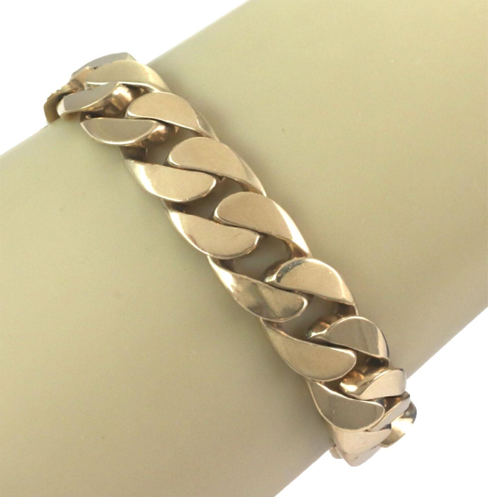 Cuban Link 14k Yellow Gold Bracelet - Gem
