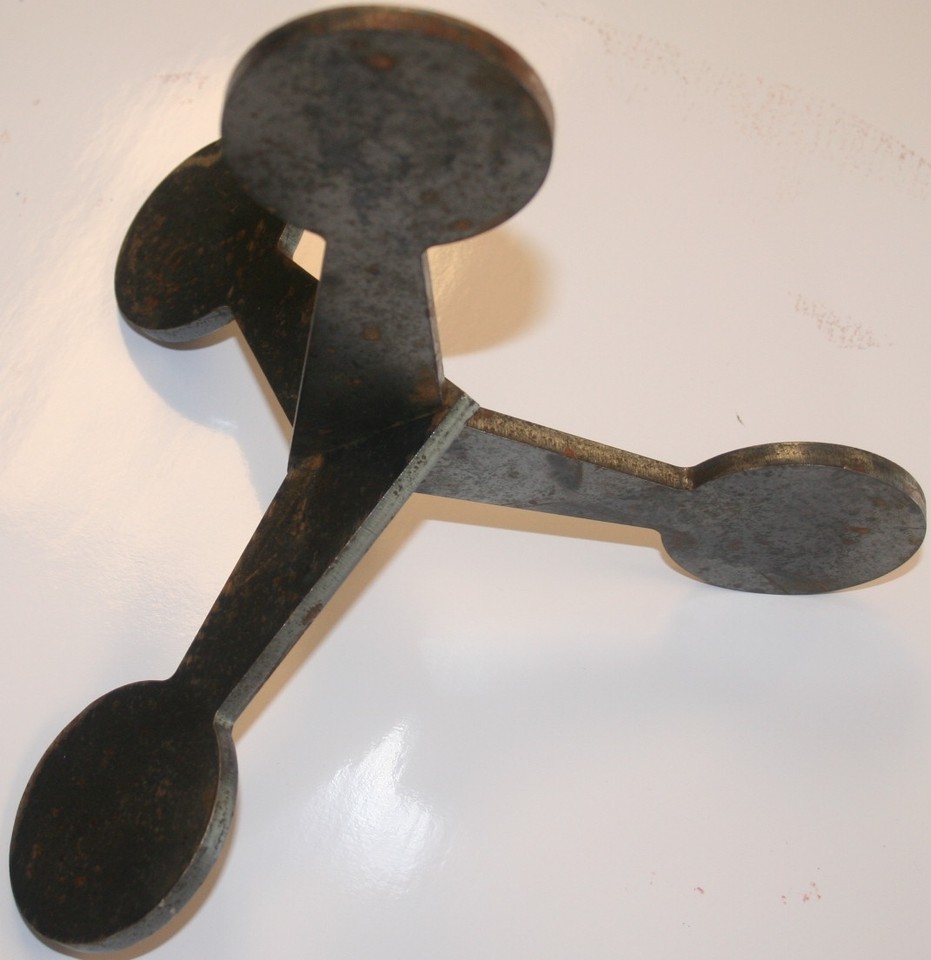 High temp Steel Walking shooting Target Metal Stand gun gong pistol ...