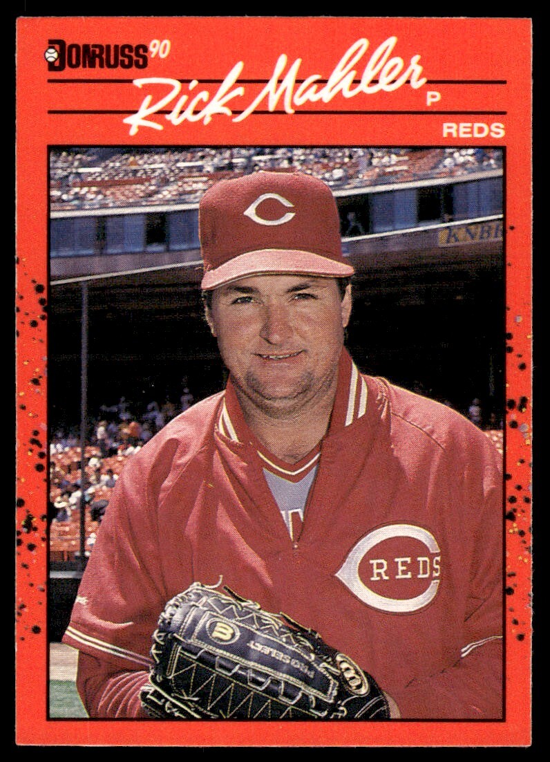 1990 Donruss Baseball Card Rick Mahler Cincinnati Reds #375 | eBay