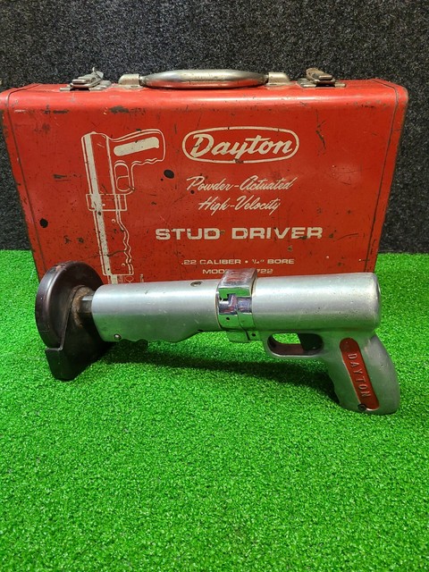 Dayton 4X722 Powder Actuated High Velocity Stud Driver With Case ...