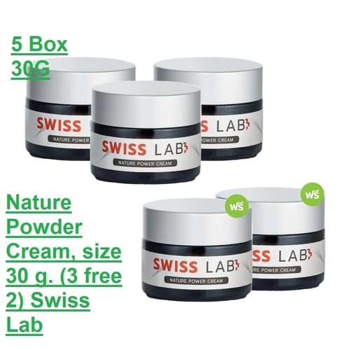 5 pièces. x Swiss Lab Cream Nature Poudre crème pour le visage taille ...