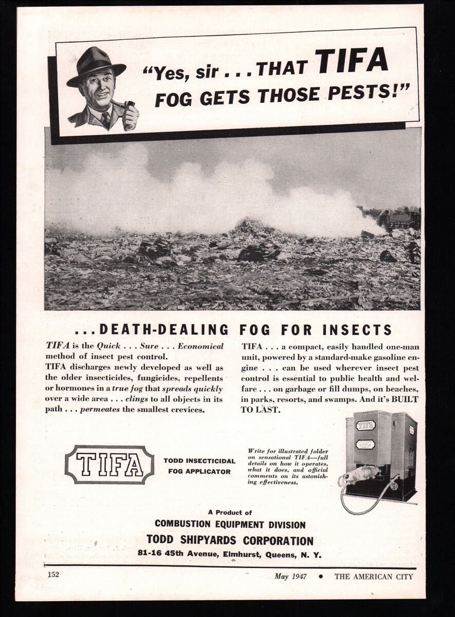1947 TIFA ad Insect pest spray exterminator Vintage magazine print ad 4 ...