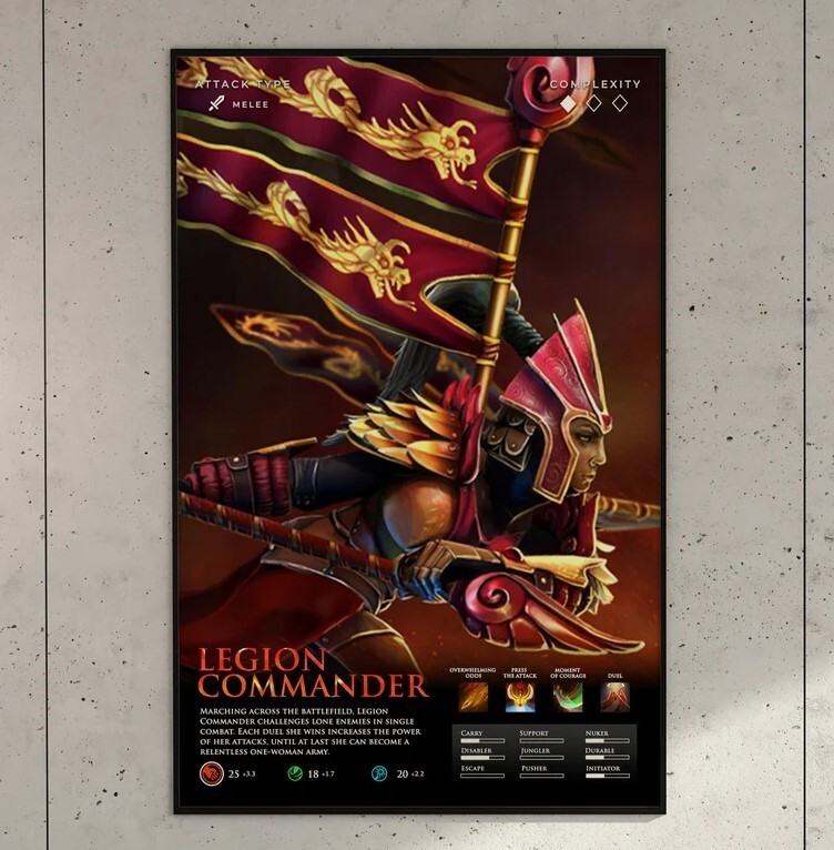 Dota 2 Legion Commander Concept Art Legion Commander(DOTA2) Sketch By