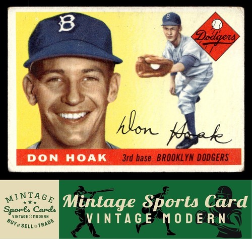 1955 Topps - Don Hoak - #40 Brooklyn Dodgers | eBay
