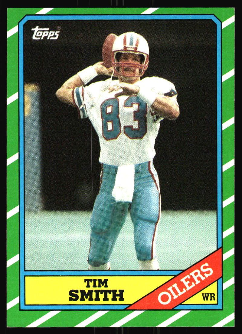 1986 Topps Tim Smith #355 Houston Oilers | eBay