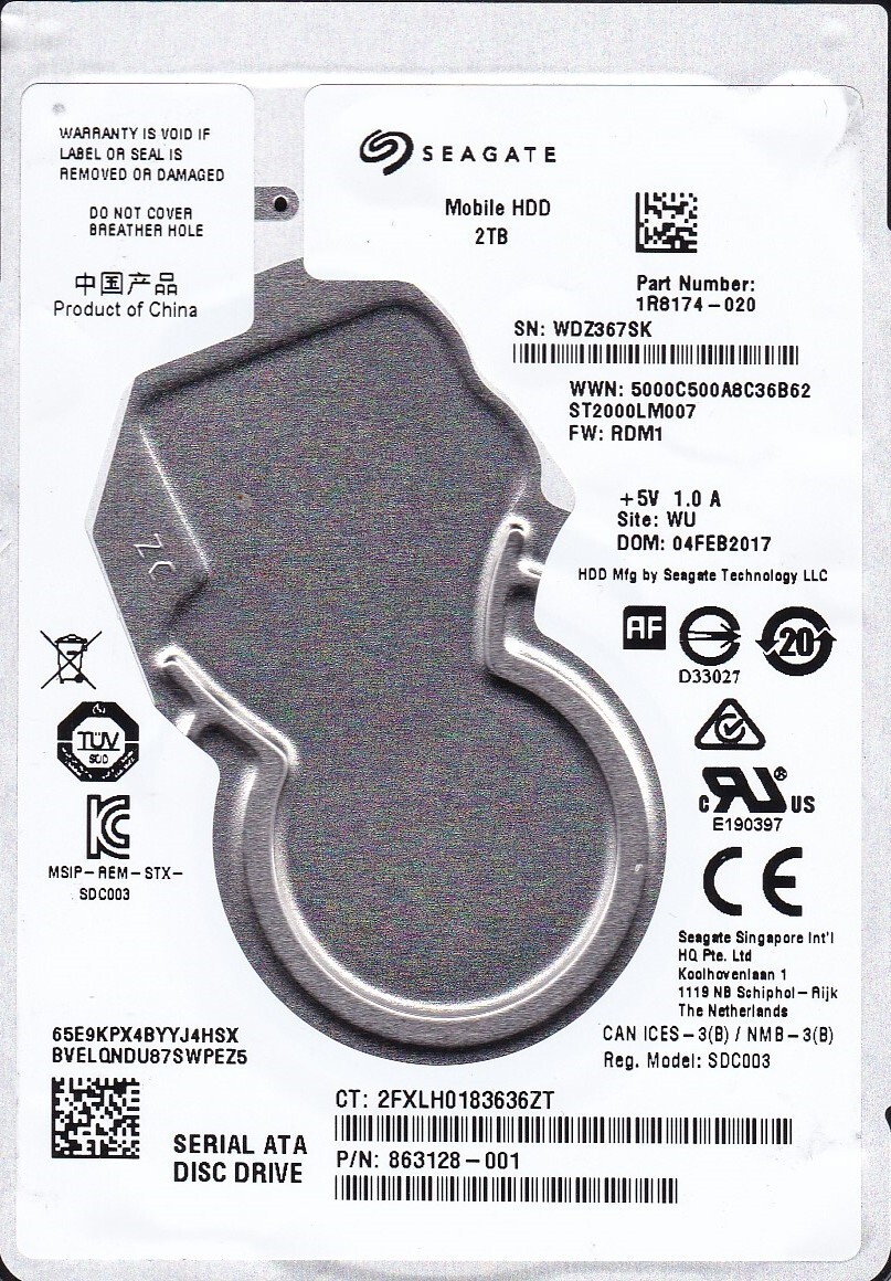 Seagate 2tb Hard Drive St2000lm007 1r8174-020 for sale online | eBay