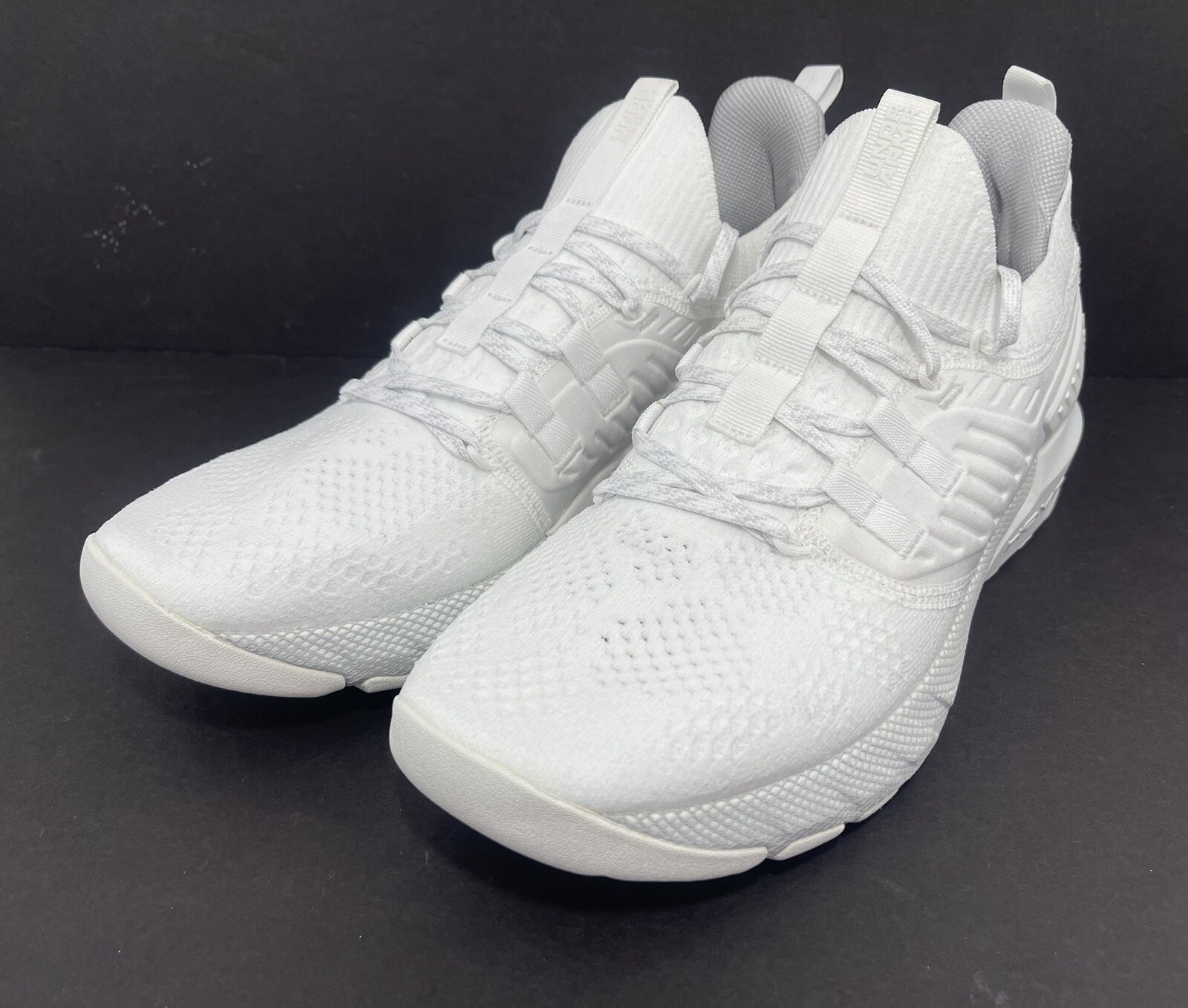 Under Armour UA Project Rock 3 White Training Gym Shoes 3023004-110 Men ...