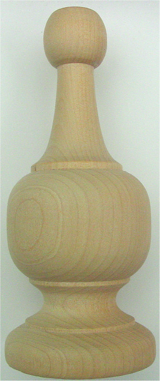 5 PIECES LARGE WOOD FINIAL TURNING Size 4-3/8" High bulk pack 5 PCS | eBay