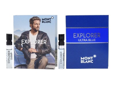 MONT BLANC EXPLORER ULTRA BLUE EDP 2.0ml .06fl oz COLOGNE SPRAY SAMPLES ...