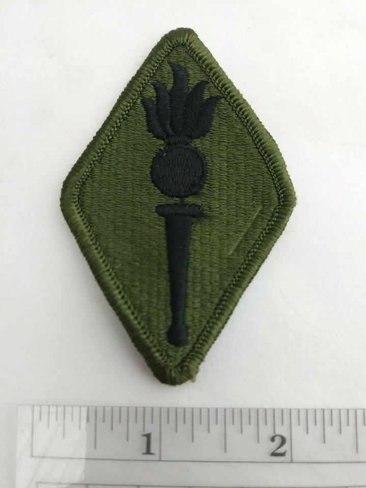 ORDNANCE CENTER SCHOOL Patch U.S. ARMY Military Subdued Merrowed Edge ...