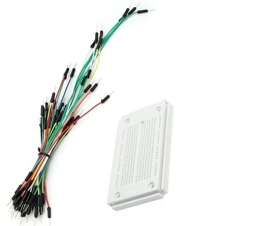 Breadboard 270 Points PCB Bread 23x12 SYB-46+65pcs Jumper wire For ...
