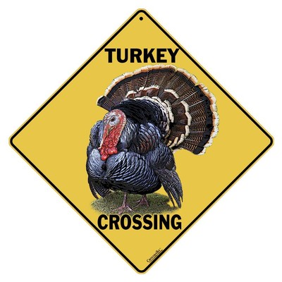 Crosswalks Turkey Crossing 12 X 12 Aluminum Sign (x412) | eBay