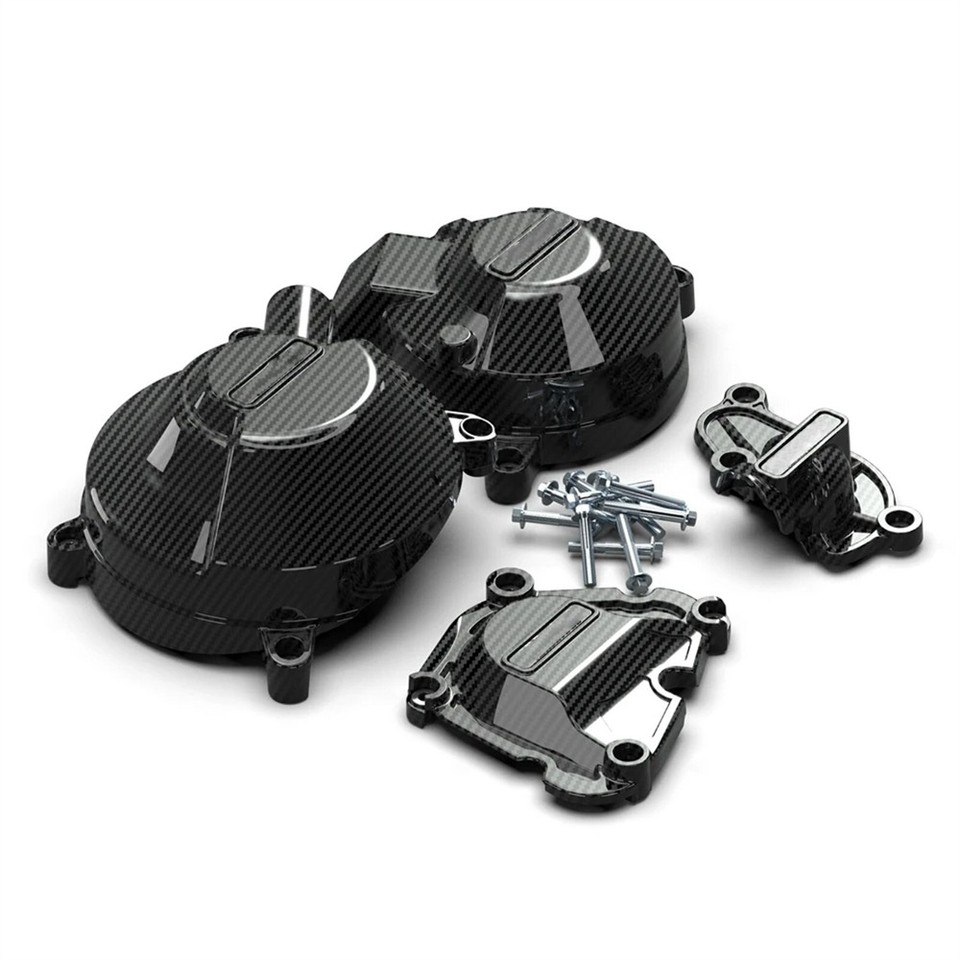 Carbon Fiber Look Engine Cover Protection For Yamaha MT-09 FZ-09 XSR900 ...