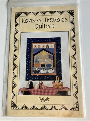 Kansas Troubles Quilters #9303 Nativity Sewing Quilt Pattern Christmas ...