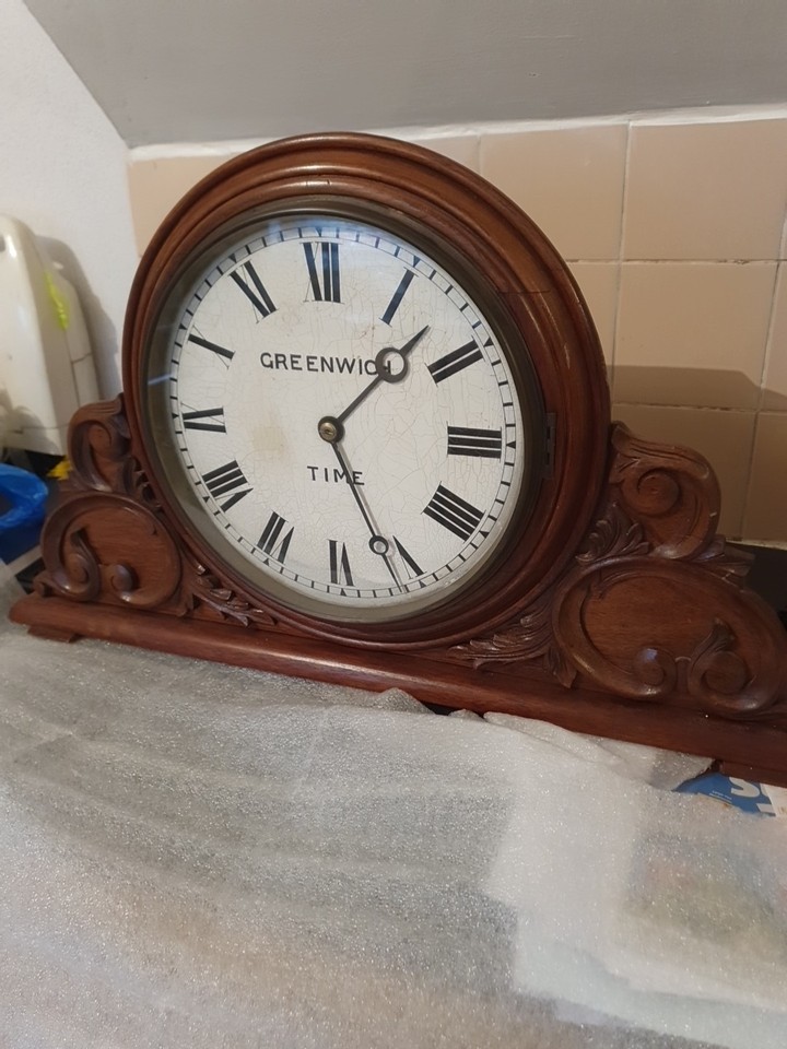 Vintage BANK CLOCK | eBay UK