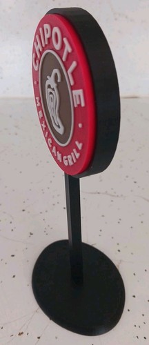 Chipotle Mexican Grill Miniature Restaurant Sign. 3d Printed. 6.5" Tall ...