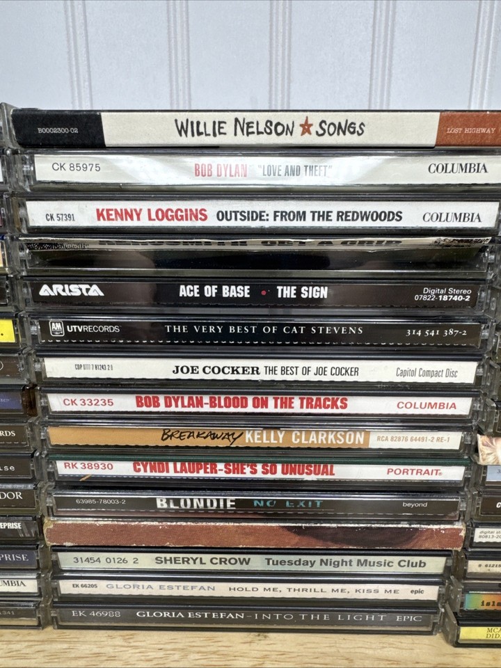 Mixed Genre CD Lot Of 45 Various Artists Crow Keys Estefan Clapton ...
