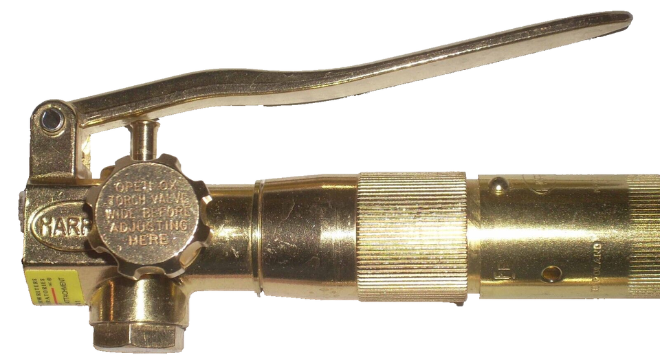 Harris Ironworker Oxy Acetylene Cutting Welding Torch w Gas Mixer ...