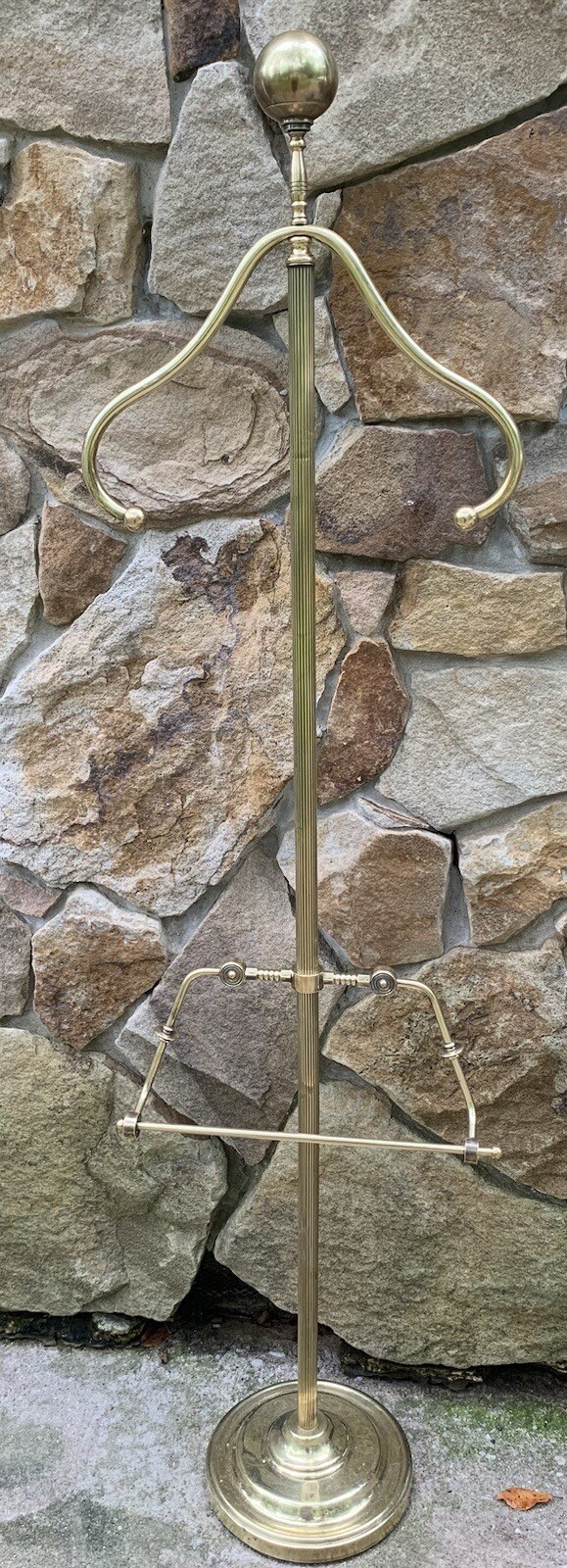 Vintage brass butler valet - Gem