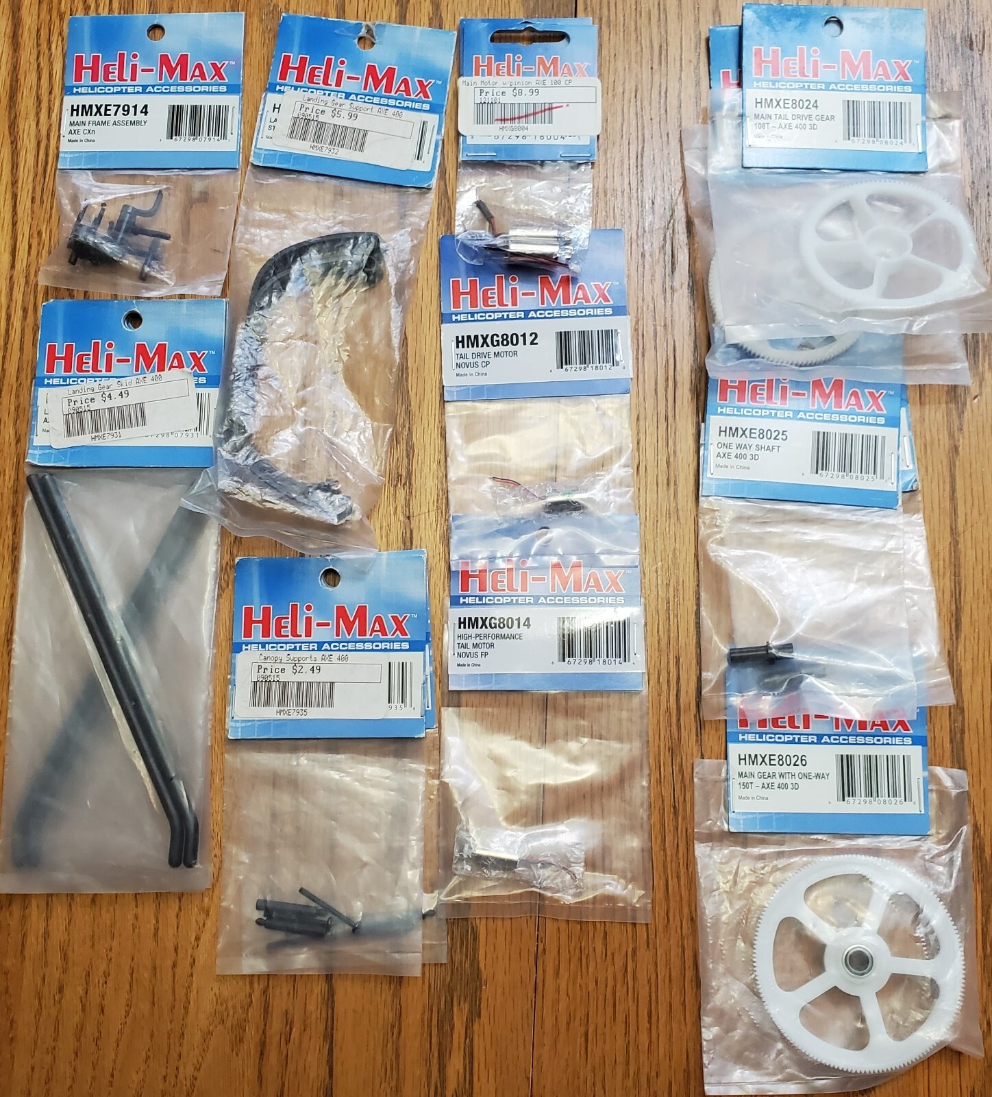 Heli-Max Helicopter Parts, Over 400 NOS Items, and only a $4.95 lot ...