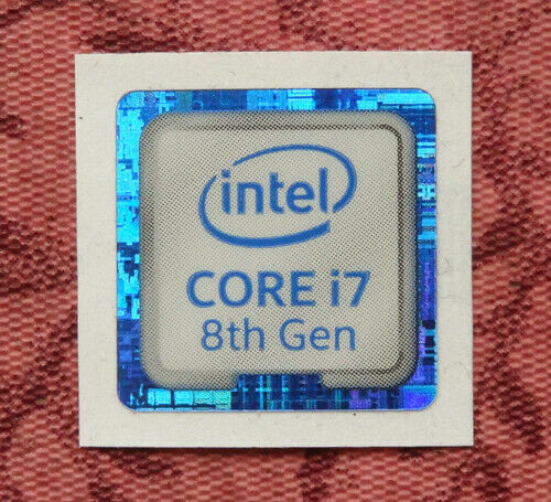 Lot of 50 Intel Core i7 8th Generation Stickers 18mm x 18mm | eBay