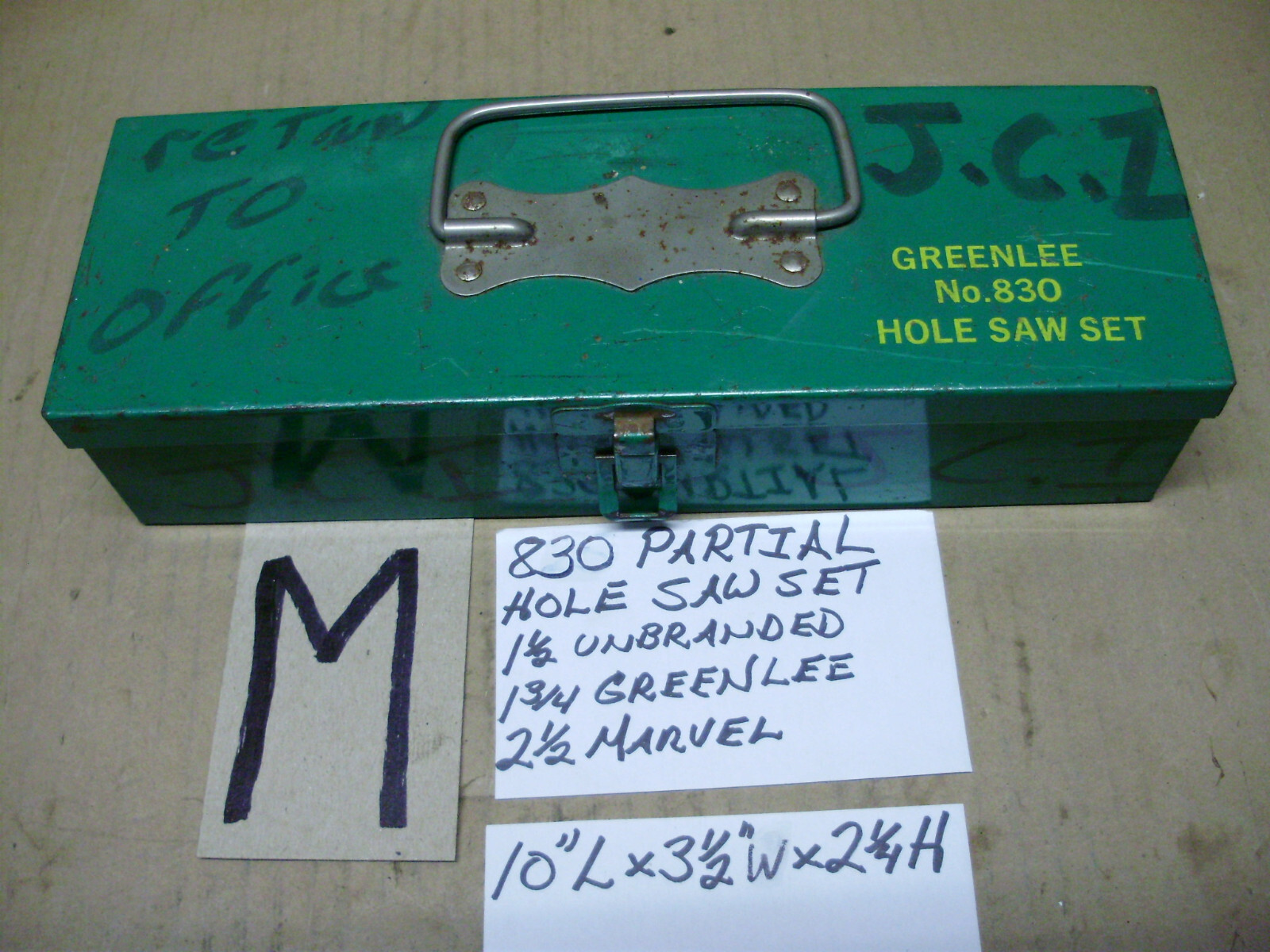 Greenlee Radio Chassis Knockouts Dies Punches Of Various Sizes & Shapes ...