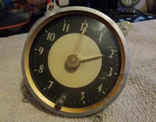 Auto Part, In Dash Clock The Geo W Borg Corp. Stamped JUNE 46 | eBay