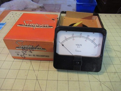 Panel Meters - Simpson Meter