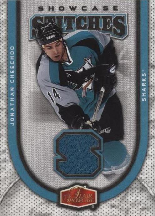 2006-07 Flair Showcase - Showcase Stitches Jonathan Cheechoo #SS-JC ...