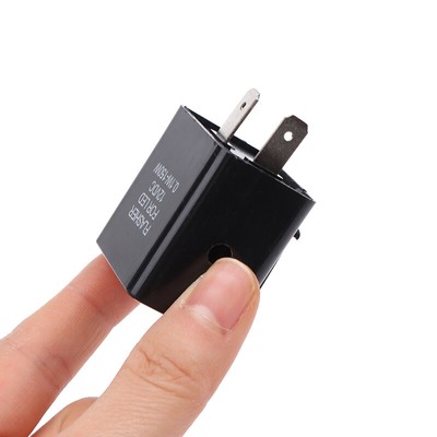 2 Pin LED Flasher Relay With Buzzer 12V Turn Signals Blinker Indicator ...