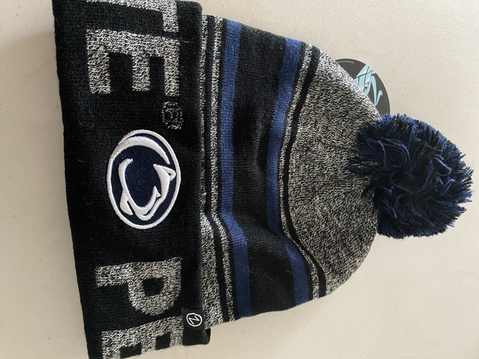 Zephyr NCAA Penn State Nittany Lions Beanie With Pom | eBay