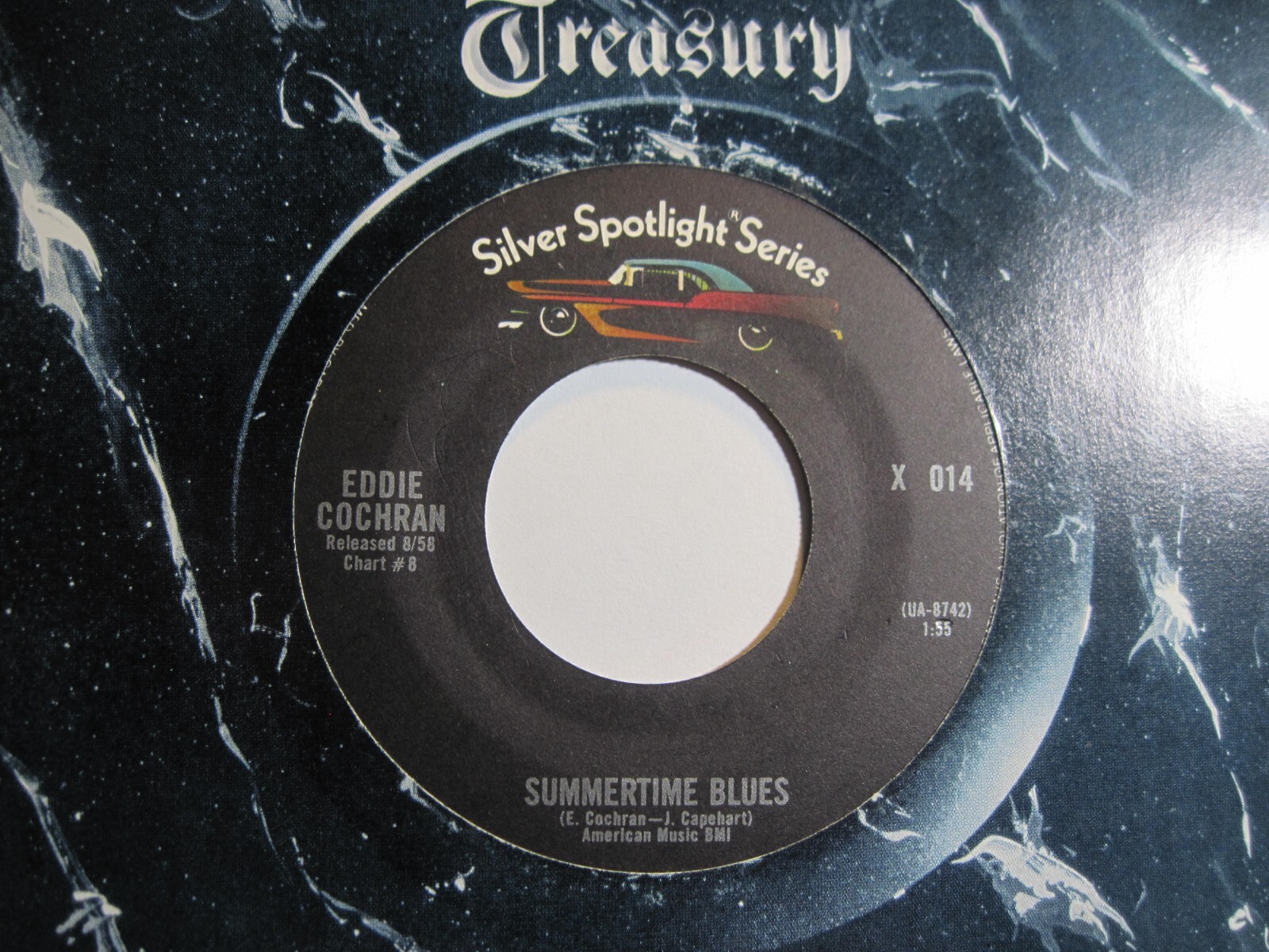 EDDIE COCHRAN * 45 * Summertime Blues * 1958 * UNPLAYED MINT Silver ...
