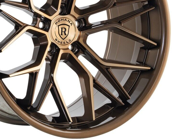 20" ROHANA RFC3 MACHINE BRONZE CONCAVE WHEELS FOR FORD MUSTANG | eBay