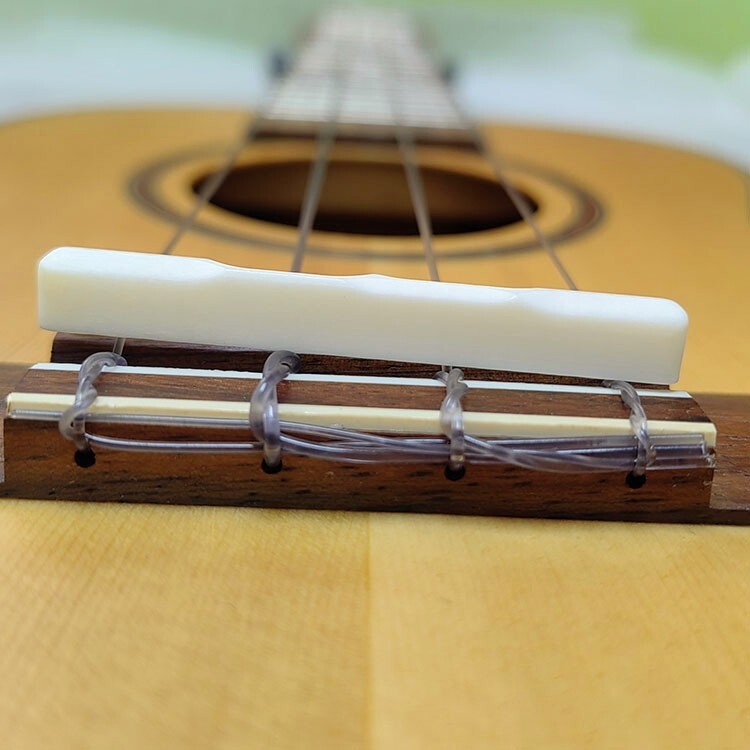10x Bone Ukulele Saddle 2-3/8" (60mm) Luthier Compensated DJ55 | eBay