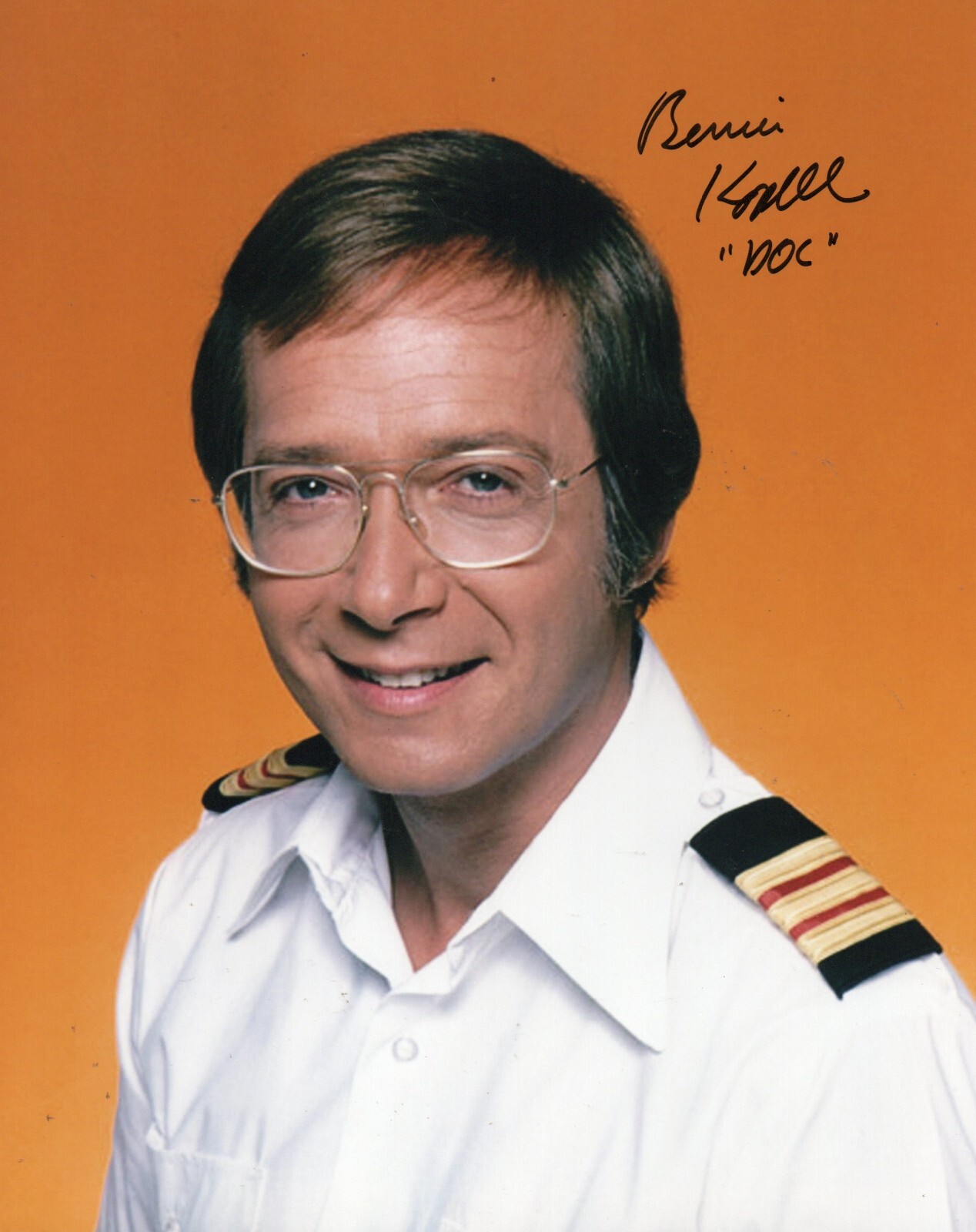 " BERNIE KOPELL " @@ THE LOVE BOAT DR. @@ Signed Autograph 8"x 10 ...