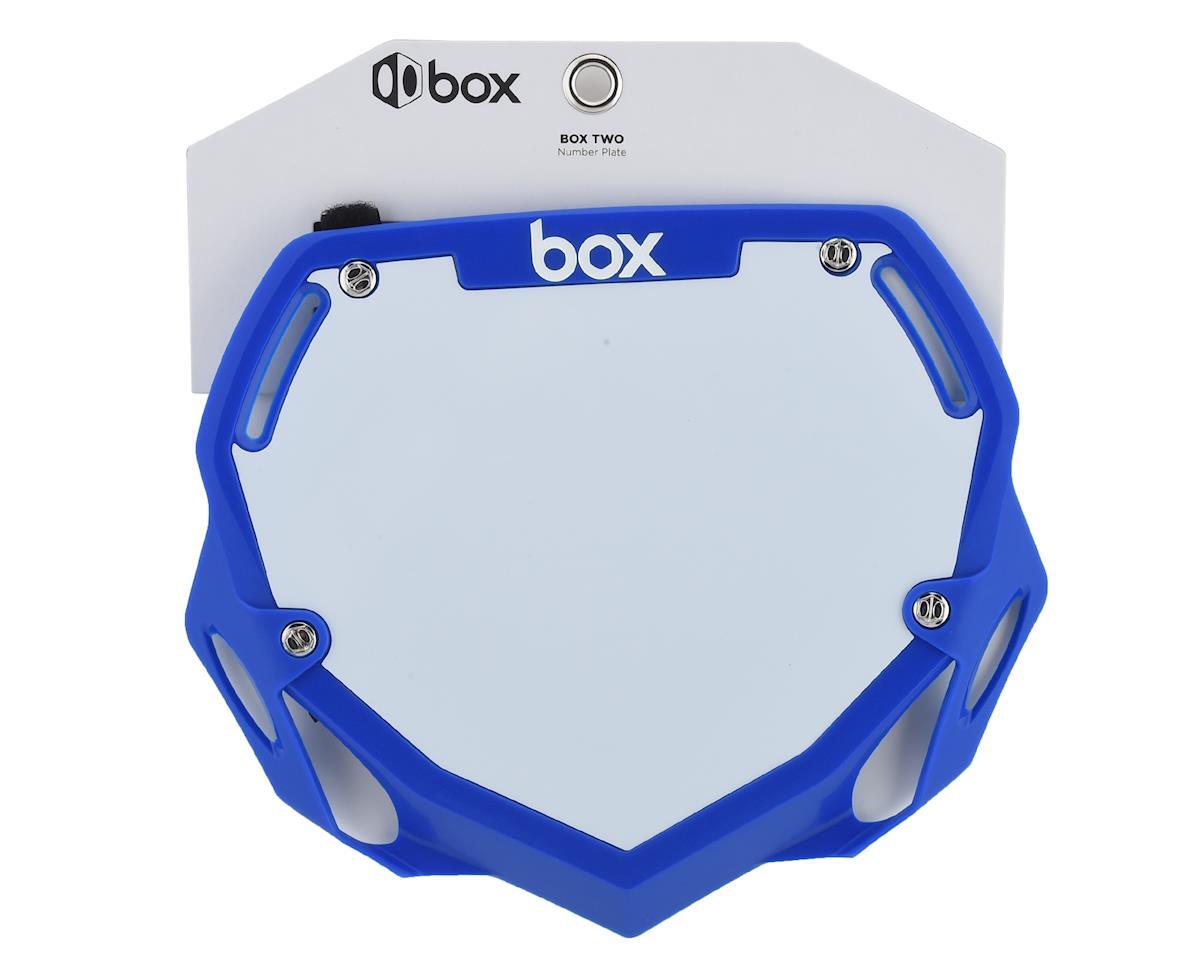 Box Two Number Plate (Blue) | eBay