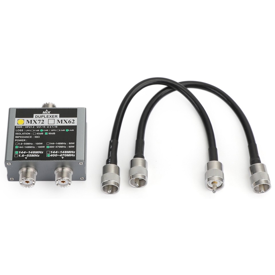 MX72 Ham Radio Combiner VHF/UHF Frequency Linear Transit Station ...